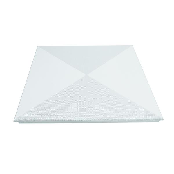 Quality Soundproof Perforated Clip In Metal Ceiling Tiles Customized For Office for sale