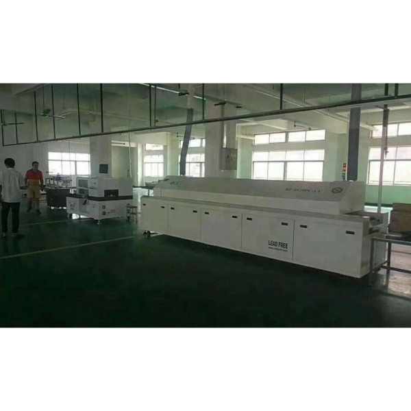 Quality Chain Rail Type Reflow Soldering Machine , 8 Zone PC Control SMD Reflow Oven for sale