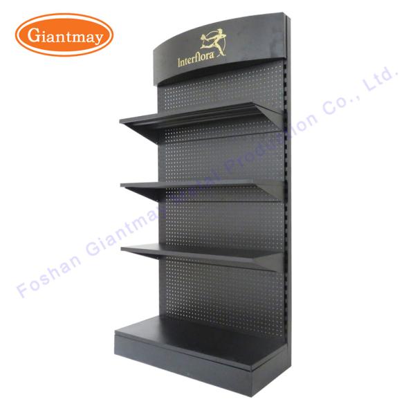 Quality Hardware Pegboard Metal Exhibition Floor Display Stand for sale