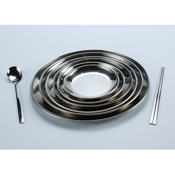 Quality SS304 Chafing Round Dinner Plates for sale