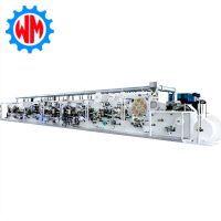 Quality Big Ring Waist Full Servo Baby Diaper Production Line PLC Control Professional for sale