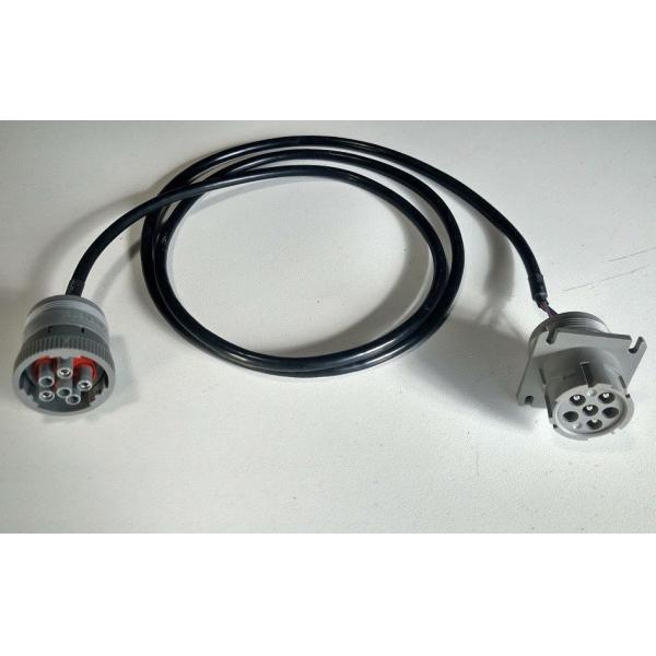 Quality J1708 Deutsch 6-Pin Female Socket to 6-Pin Male Receptacle Cable for sale