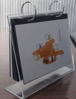 Quality High Quality Fashion Shape Acrylic Calendar Holder for sale