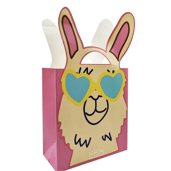 Quality Professional Customized Pink Paper Shopping Bag for Packaging for sale