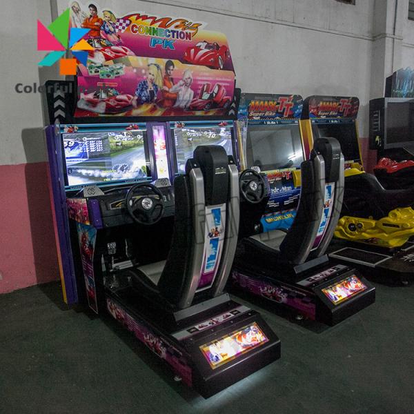 Quality Video Arcade Car Simulator Surpasses Kids Coin Operated Racing Game Console for sale
