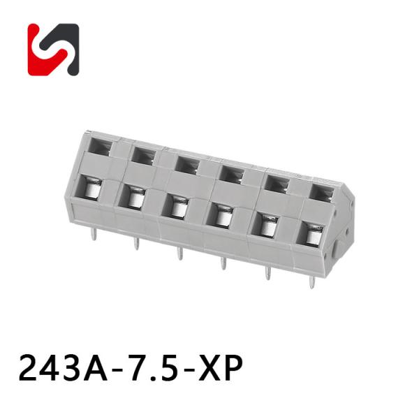 Quality KF243A-7.5 7.5mm Pitch Spring Clamp Terminal For Application Sample Catalog for sale