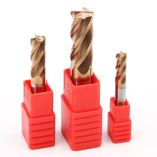 Quality AlTiSiN Coating Cnc End Mill Deep Groove Corner Radius Cutter End Mill for sale