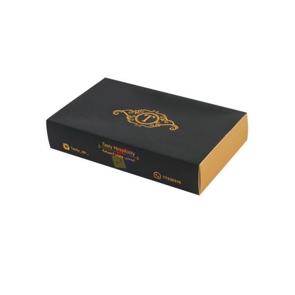 Quality Custom Logo and Size Baklava Packaging Sweet Box for Matt Lamination Printing for sale