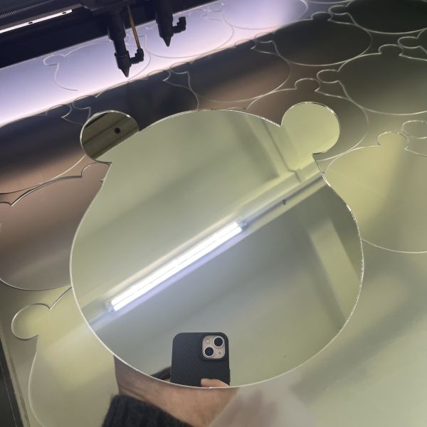 Quality Premium Laser Cut Animal Art Acrylic Mirror Sheets Manufacturer , Interior Wall Decoration Perspex Acrylic Sheet for sale