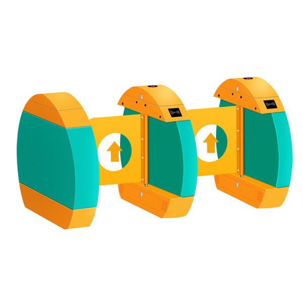 Quality Automatic Kindergarten Swing Barrier Retractable Flap Barrier Turnstile for sale