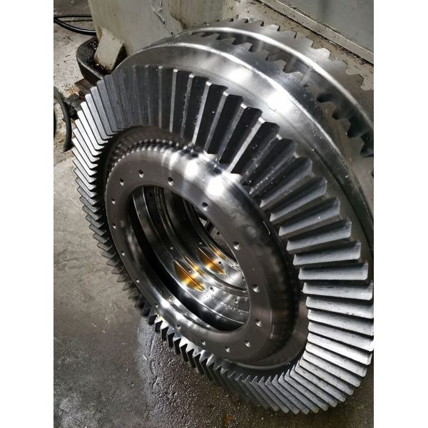 Quality 12.5 Module Gear Shaping Straight Bevel Gear-Conical Gear for Precision Machined for sale