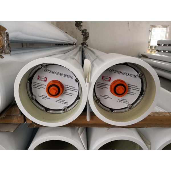 Quality 4040 8040 FRP Ro Membrane Pressure Vessel Reverse Osmosis Water Filter Spare Parts for sale