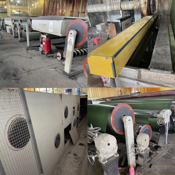 Quality 4500kg/24hours Used Plastic Drawing Machine Polypropylene Flat Yarn Tape Extrusion Line for sale