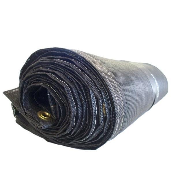 Quality Heavy Duty PVC Mesh Fabric Black for sale