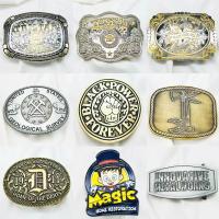 China Zinc Alloy 2d 3d Gold Metal Mens Custom Belt Buckle factory
