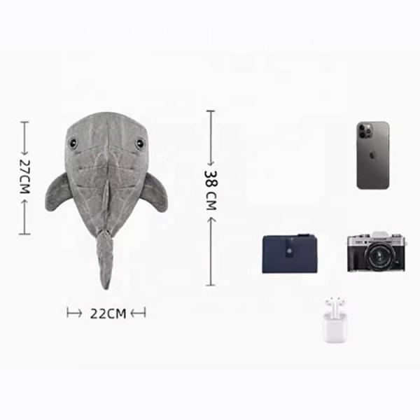Quality Customized Logo Cute Messenger Bag Funny Canvas Whale Bag All Seasons for sale