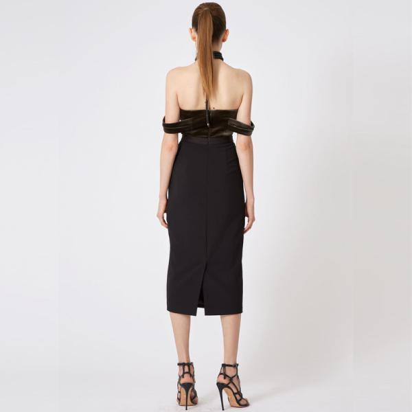 Quality Lancai wholesale off shoulder midi dress for sale
