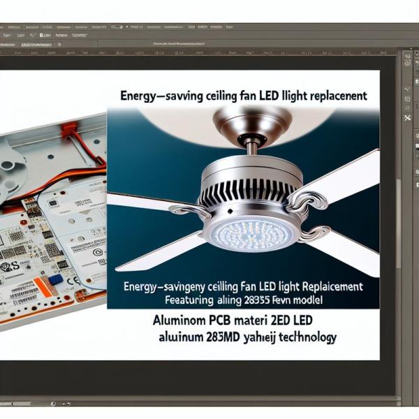 Quality Ceiling Fan LED Light Replacement - Aluminum PCB, 2835SMD LED, 3000K for sale