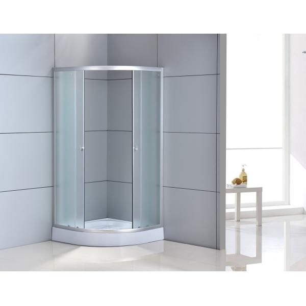 Quality White Corner Sliding Shower Enclosure 900x900x1950mm for sale