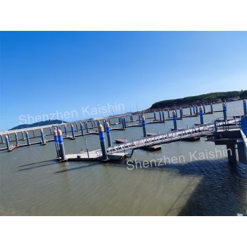 Quality Aluminum Alloy Floating Docks Marine WPC Decking Floating Pontoon for sale