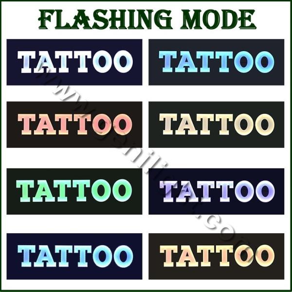 Quality LED Tattoo Piercing Neon Open Sign with Design Rectangle Shape and Epoxy Resin for sale