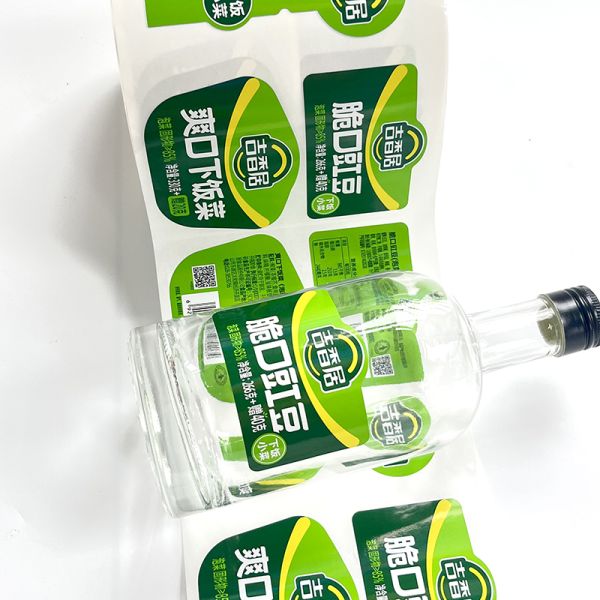 Quality Customized Logo Printing Vinyl Food Containers Label Sticker Honey Waterproof Adhesive Food Jar Label Sticker Roll for sale