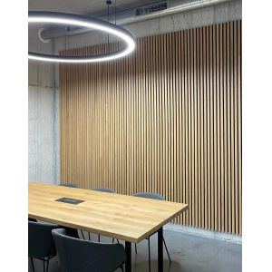 Quality Indoor Stadium Woodgrain Acoustic Sound Panels 28/4mm Customized for sale