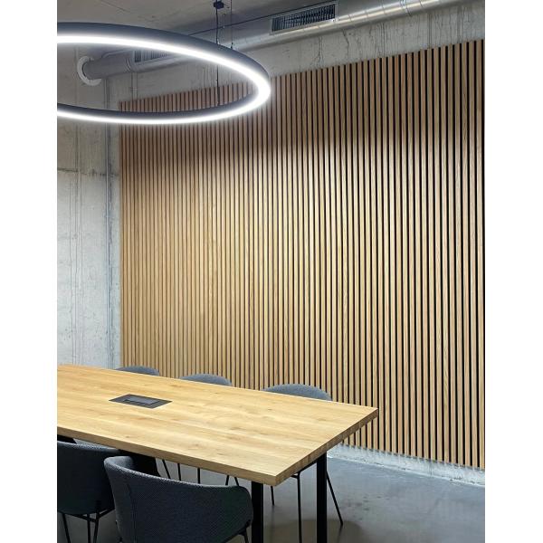 Quality Indoor Stadium Woodgrain Acoustic Sound Panels 28/4mm Customized for sale