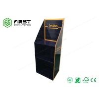Quality Custom Made 3 Layer B Flute Corrugated Cardboard Floor Display With CMYK for sale