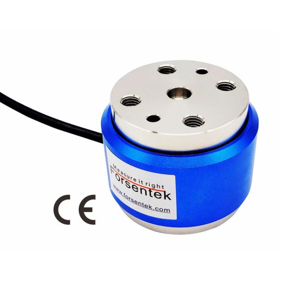 Quality Miniature Flange Style Reaction Torque Transducer 0-885 lbf-in Static Torque for sale