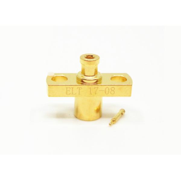 Quality Female Limited Detent 2 Holes Flange SMP RF Connector for sale