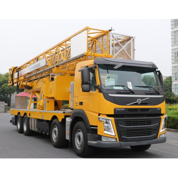 Quality Durable Under Bridge Platform Snooper Truck Inspection Equipment Yellow Color for sale