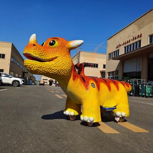 Quality Children's Animatronic Dinosaur Rides  Amusement Park Electric Dinosaur Car for sale