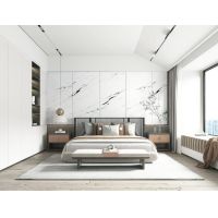 Quality White Carrara Decorative Polished Glazed Porcelain Tiles And Indoor Floor Tile For Dining Room And Project for sale