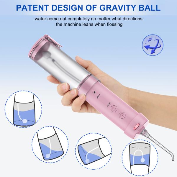 Quality OEM Dentist Recommended Water Flosser 5 Modes Cordless ABS Material for sale