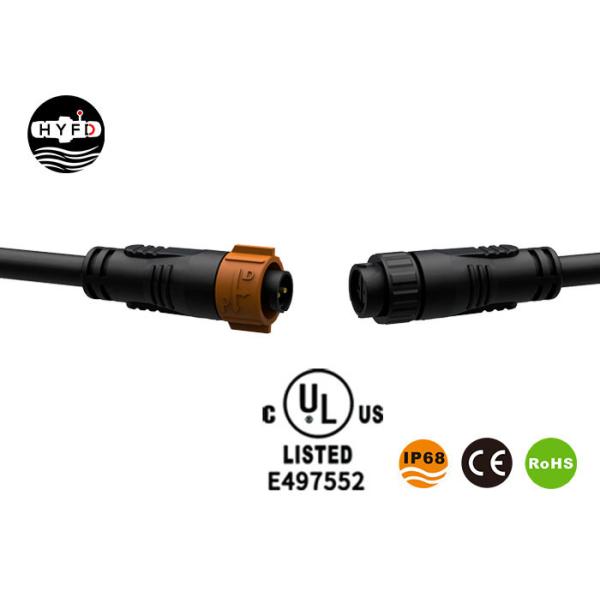 Quality Auto Lock M16 9.0mm Waterproof Quick Connectors With Cable for sale
