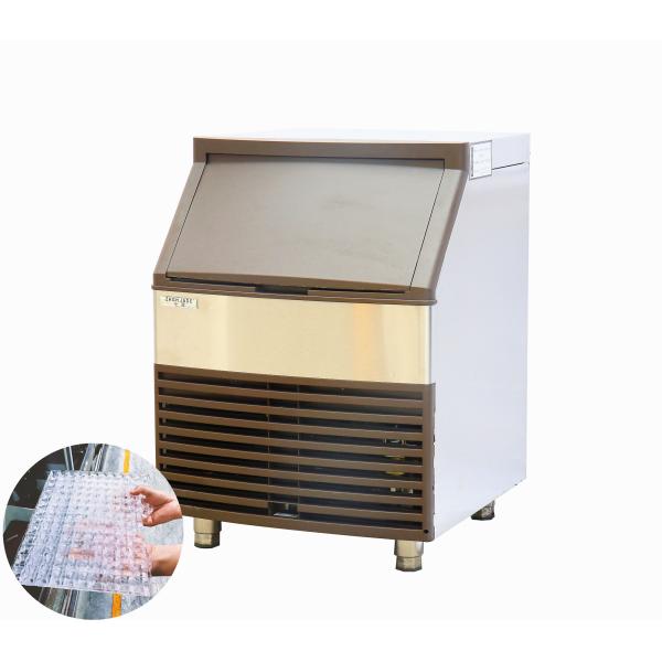 Quality 35Kg Bin Capacity Undercounter Ice Cube Machine 70Kg / 24H Output 50Hz for sale