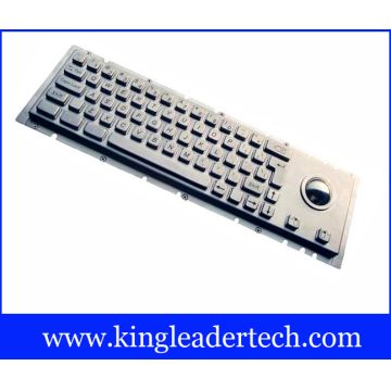 Quality Cherry Key Switch Kiosk Rugged Trackball Keyboard IP65 Panel Mounting for sale