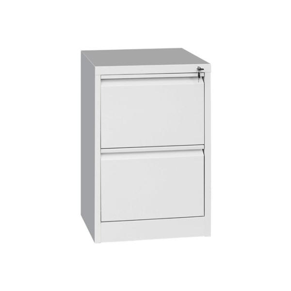 Quality Steel Office 2 Drawer Silent Design Metal Filing Cabinet for sale