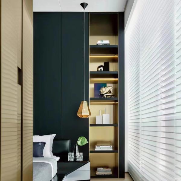 Quality Electric Smart Shangrila Motorized Blinds with Customization and Horizontal for sale