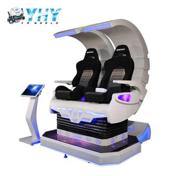 Quality Godzilla 9D Virtual Reality Ride Double Motion Egg Chair 360 VR Simulator for sale