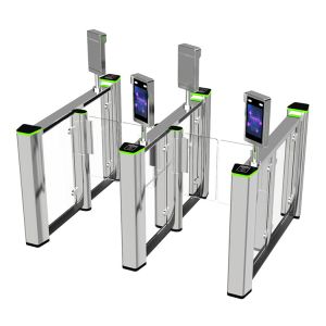 Quality SS304 IP44 Speed Gate with 40W Brushless DC Motor for Indoor Access Control for sale