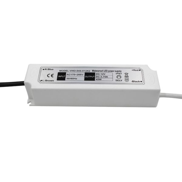 Quality Positive And Negative LED Strip Light Cord Driver Power Supply For 230v 120w for sale