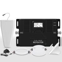Quality 2G 4G Dual Band Signal Booster 900MHz 1800MHz 70dB Gain With LCD for sale