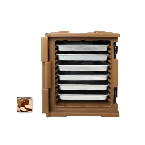 Quality Plastic Bakery Bread Pizza Baking Trays Carrier Transport Box Insulated Food Delivery Box for sale