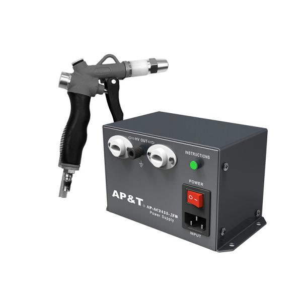 Quality Handheld Static Elimination Devices Ionizing Air Gun With Power Supply for sale