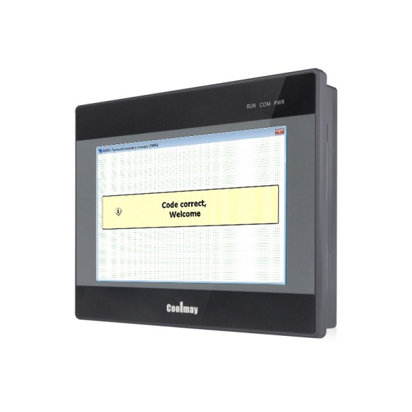 Quality Coolmay 7 inch 800*480 Ultra Thin Free Port Industrial Human Machine Interface Panel IP65 TK8070H/HD supports Modbus TCP for automation control system for sale