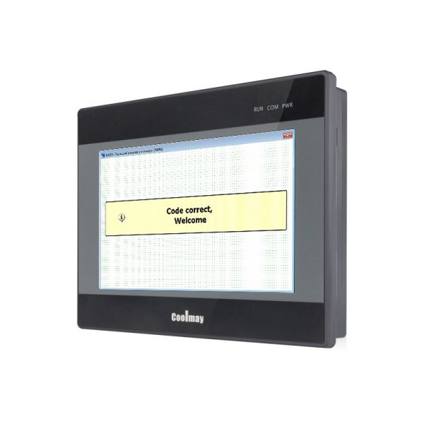 Quality Coolmay 7 inch 800*480 Ultra Thin Free Port Industrial Human Machine Interface for sale