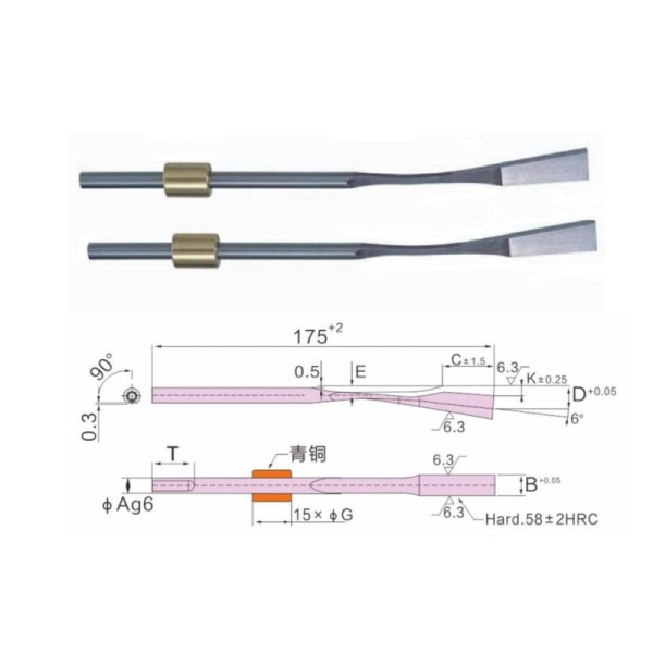 Quality Nitriding Plastic Injection Molding Parts 1.8159 Spring Steel Sprung Core for sale