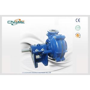 Quality Horizontal Range Rubber Centrifugal Slurry Pump For Sludge Handling Pumping for sale